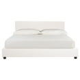 Safavieh Carter Elegant Glam Upholstered Bed Frame - Walmart.com
