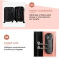 "20"" Carry-on Hardside ABS Spinner Luggage with Lock and Wheels ...