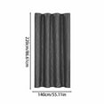 Blackout Curtain Single Panel, 86x55 Inch Thermal Insulated Soundproof ...