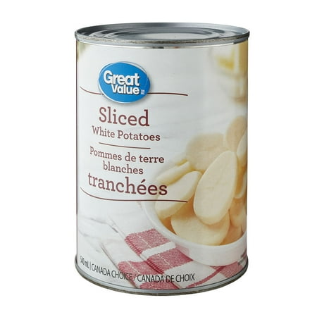 Great Value Sliced White Potatoes, 540 mL - Walmart.ca