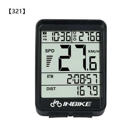 Bike Speedometer Digital Odometer Wireless Portable Bicycle Speedometer ...