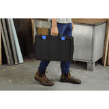 HART Stack System Tool Box with Small Blue Organizer & Dividers, Fits ...