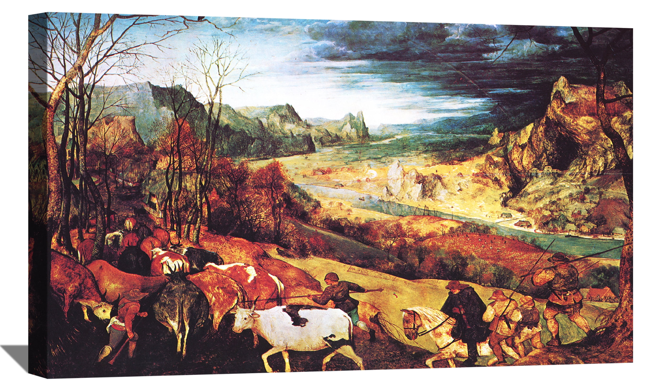 Pieter Bruegel The Elder Painting The Return Of The Herd By Pieter ...
