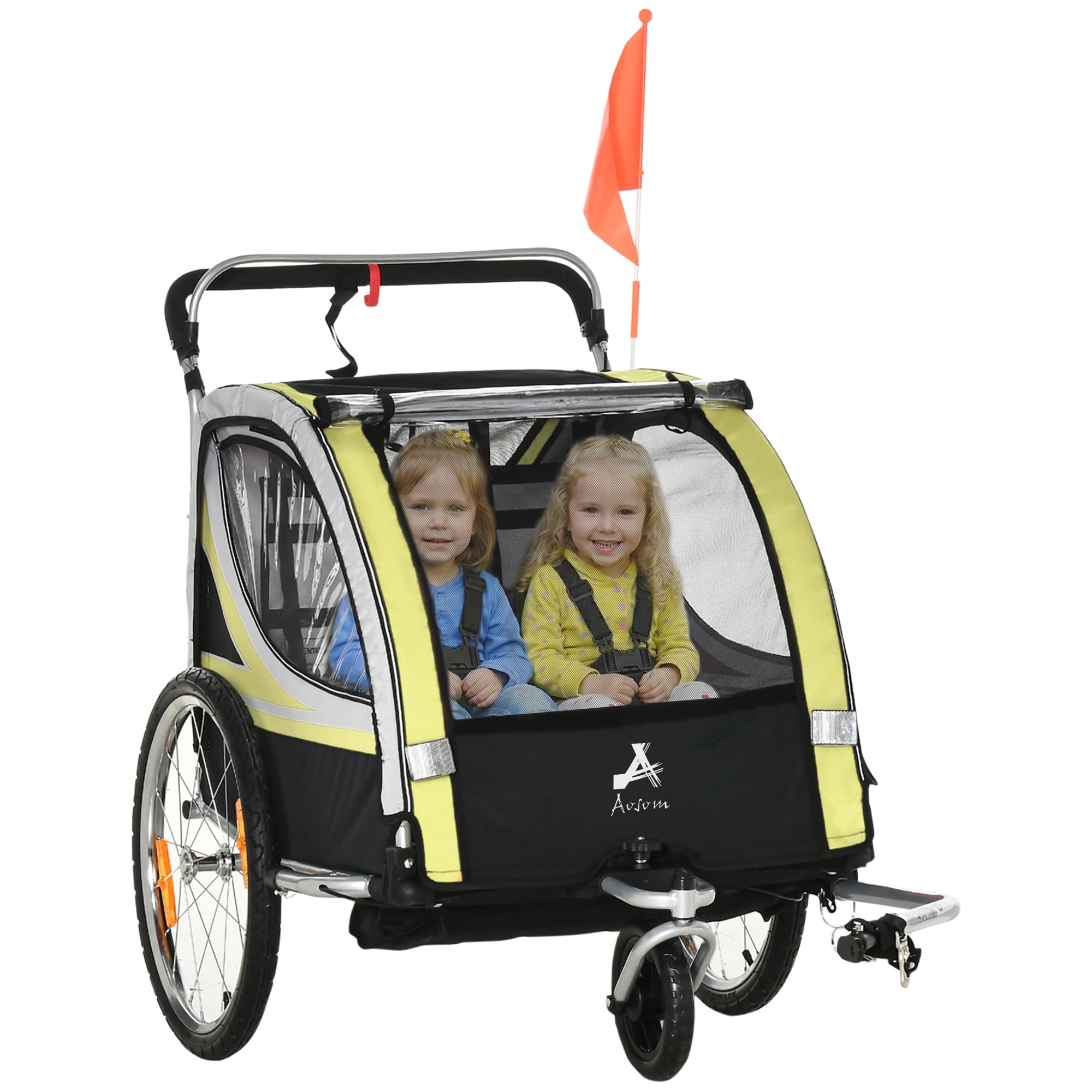 Click here for Aosom Child Bike Trailer With Storage  5 Point Har... prices