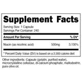 Nutricost Niacin 500mg Vitamin B3, 240 Capsules - Non-GMO, Gluten Free Supplement - Walmart.com