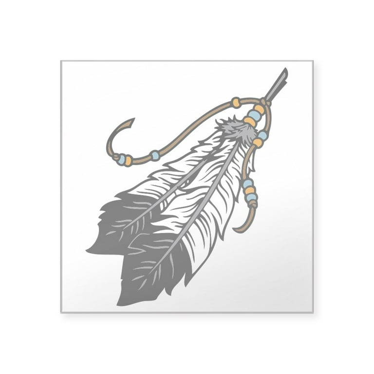 Native American Feather Drawings
