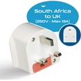 Ceptics GP-SA-UK South Africa to UK Grounded Plug Adapter (250V - Max ...