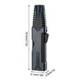 Black Metal Gas Lighter Windproof High Temperature Spitfire Welding ...