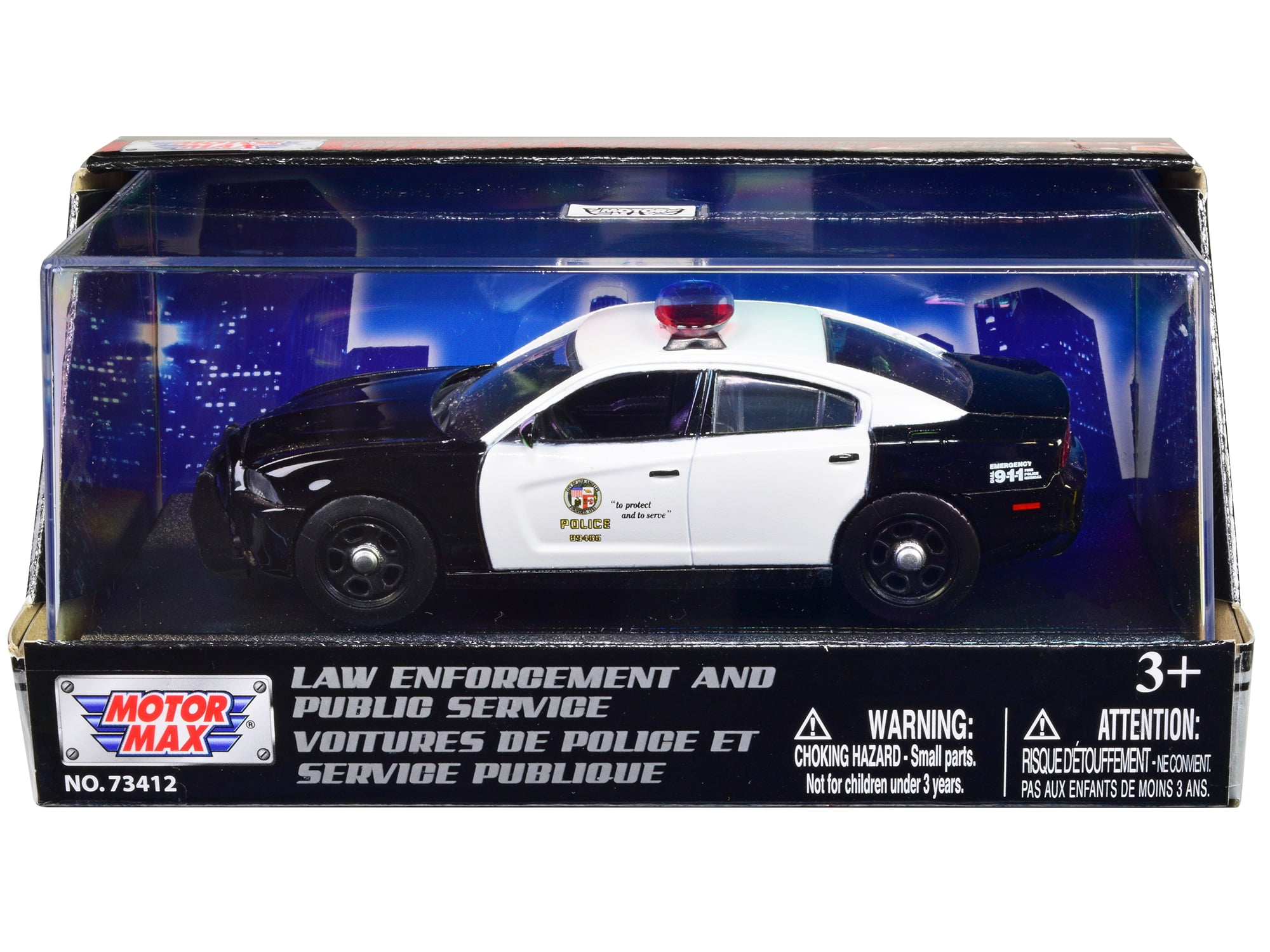 2011 Dodge Charger Pursuit Black and White "LAPD (Los Angeles Police ...