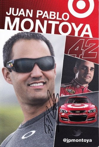 AUTOGRAPHED 2013 Juan Pablo Montoya #42 Target Racing (Ganassi Team ...