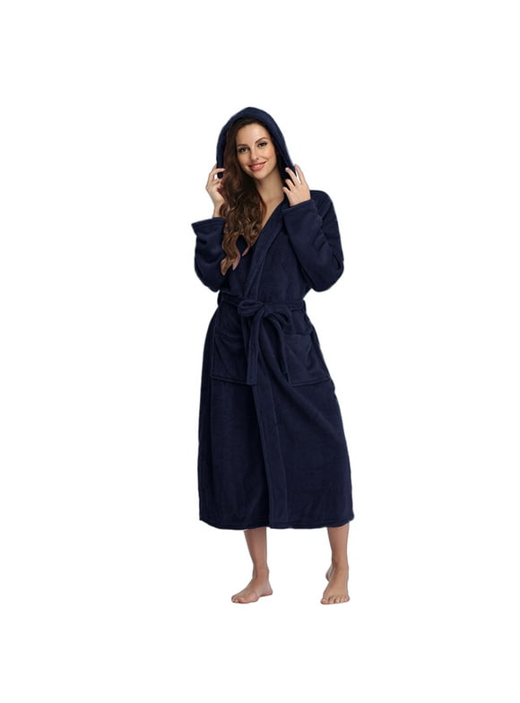 Flannel Robe Womens