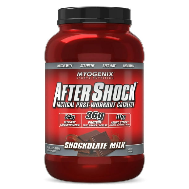 Suplemento nutricional Myogenix Aftershock 1365g Shockolate | Bodega ...