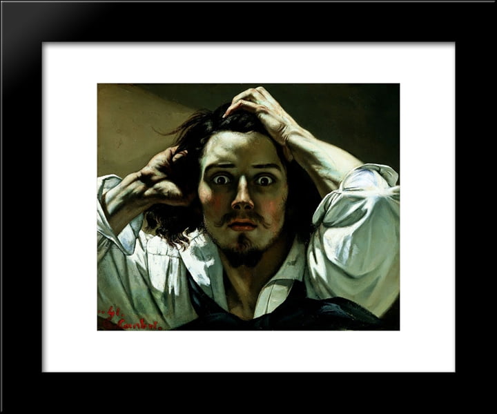 The Desperate Man (Self-Portrait) 20x24 Framed Art Print by Gustave ...