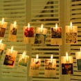 Stiwee Led Photo Clips String Lights (Warm White) For Hanging Pictures ...