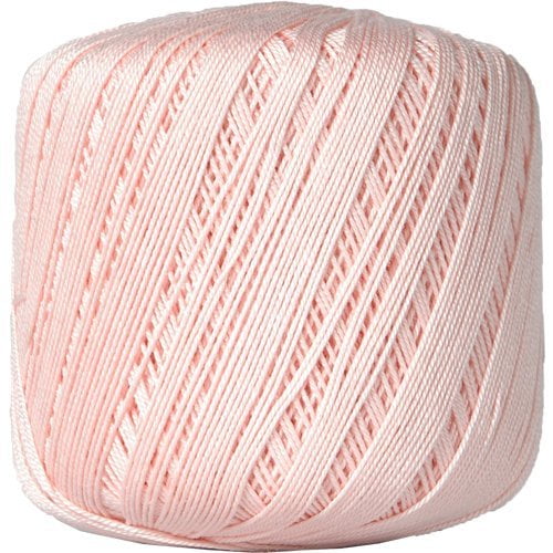 Threadart 100% Pure Cotton Crochet Thread - Size 10 - Color 4 - LT PINK ...
