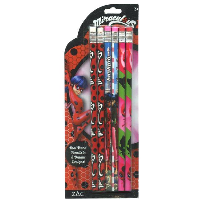 DDI 2325846 Miraculous Ladybug Wood Pencils - Pack of 6 - Case of 240 ...
