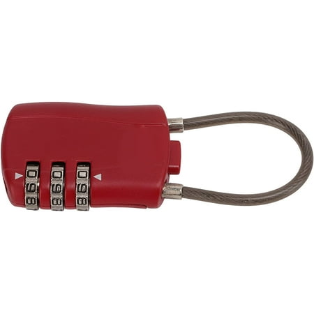 Combination Lock, Reliable Red Customs Password Locks Lightweight for ...