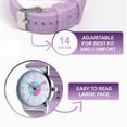 OWLCONIC Purple Kids Watch - Analog Time Teaching for Kids Learning ...