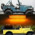 Amber Led Side Marker Lights Replacement for 1972-1986 J'eep CJ5 CJ7 ...