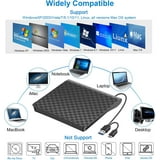 External DVD Drive, Amicool USB 3.0 Type-C CD DVD +/-RW Optical Drive ...