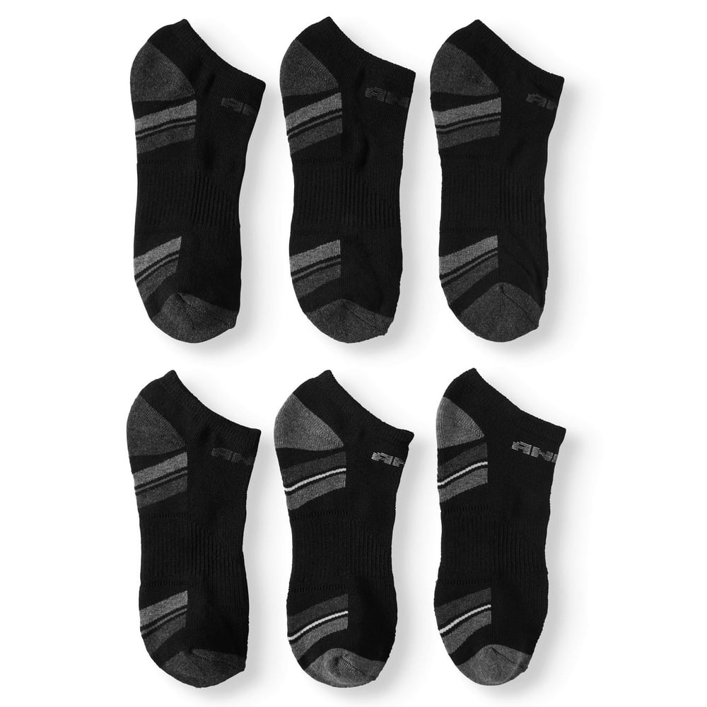 AND1 - Men's Performance Low Cut Socks, 6 Pack - Walmart.com - Walmart.com