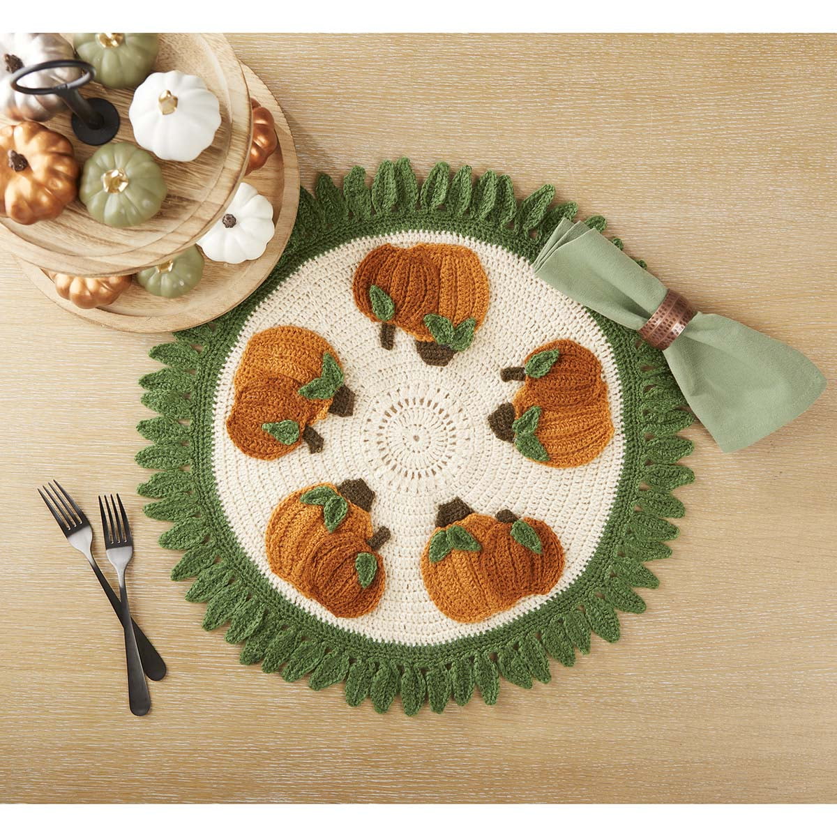 Herrschners® Pumpkin Patch Table Topper Crochet Kit - Walmart.com