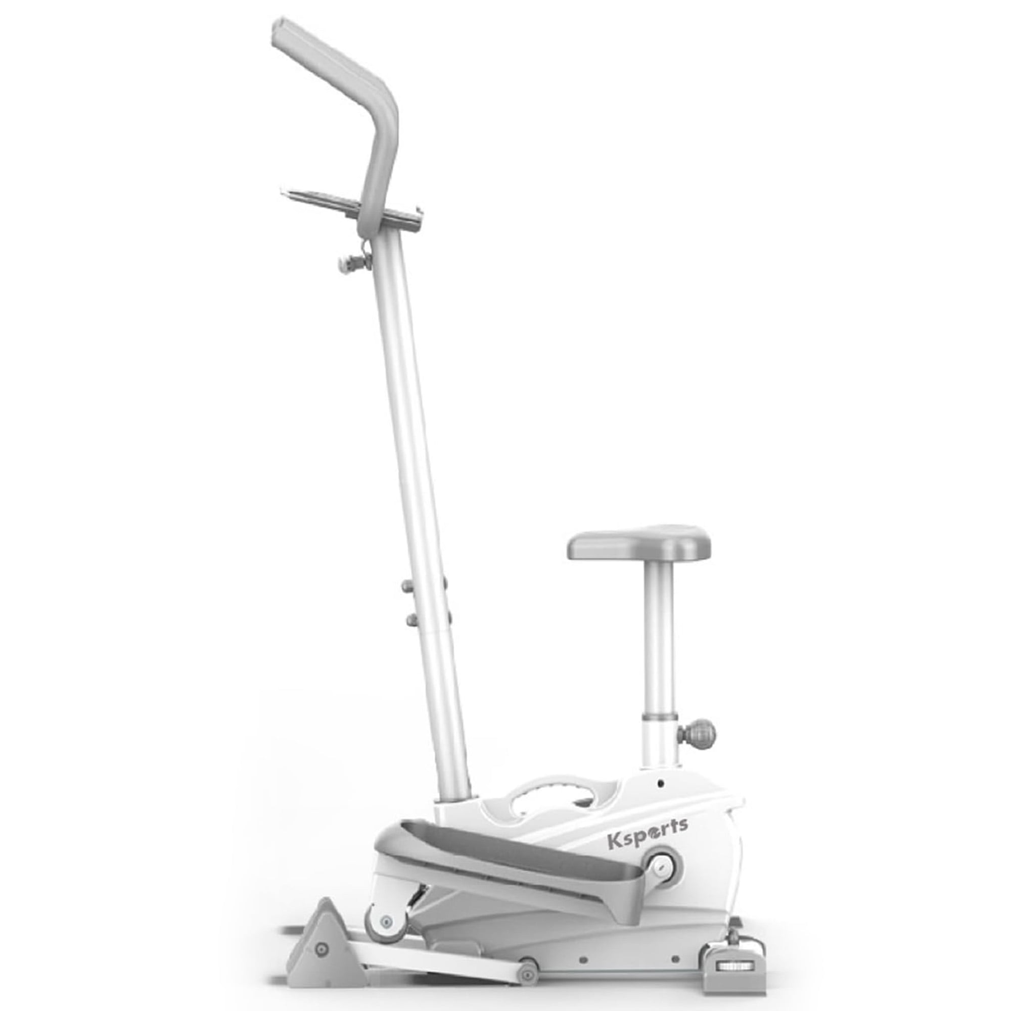 Open Box Ksports Mini Elliptical Machine with Seat, 3-Level Incline ...