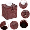 Tissue Box Square Tissue Holder Seagrass Tissue Box Cover Woven Tissue ...