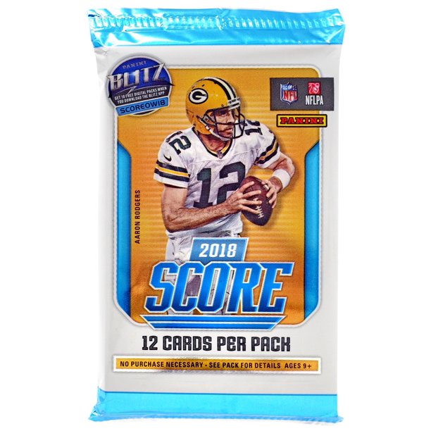 NFL Panini 2018 Score Football Trading Card Pack (12 Cards) - Walmart.com
