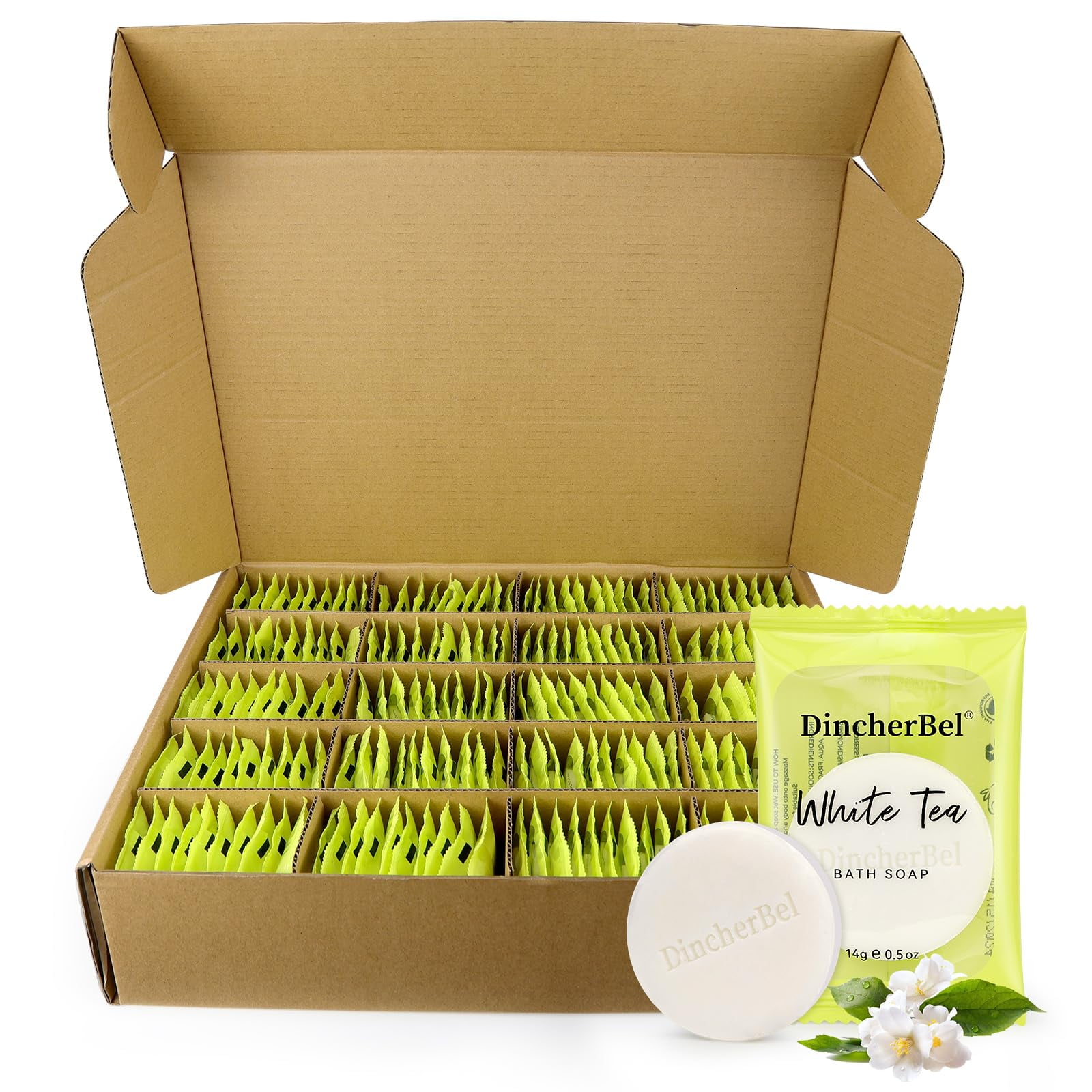 Click here for Dincherbel 200 Pack 0.5oz Travel Soap  Mini Round... prices