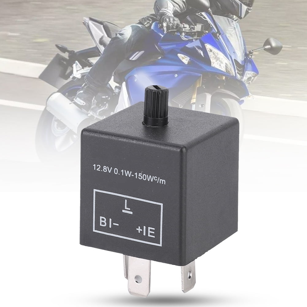 Tebru Flasher Relay,Car Flash Relay,CF14KT Universal 3 Pins 12.8V 0.1W ...