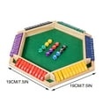 BESTSKY Gift Toys Shut The Box Game Wooden Dice Board Game For 6 ...