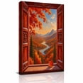 Canvas Wall Art Floest Valley Canvas Art Print Open Window Fall Maple ...