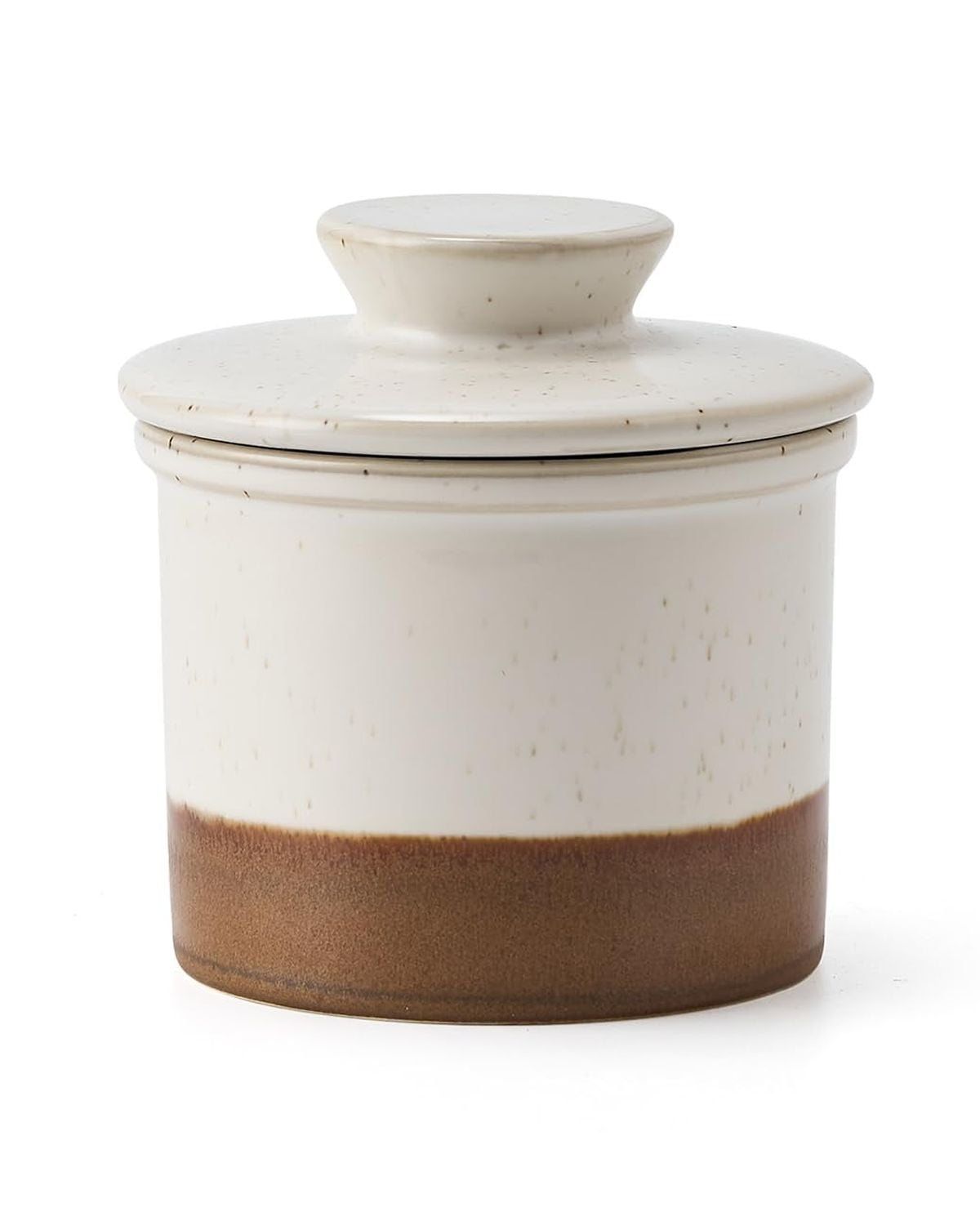 XELA Ceramic Butter Crock, The Original Reactive Two-Colour Glaze ...