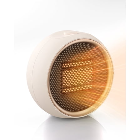 1500W Electric Fan-Forced Portable Heater with Thermostat for Indoor ...