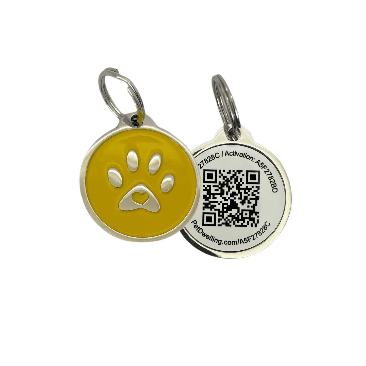 Pet Dwelling 2D QR Code Pet ID Tag - Dog Tags - Cat Tags - Online Pet ...