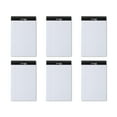 Pen+Gear Wide Ruled Junior Legal Pads, 5" x 8", White Paper, 50 Sheets ...