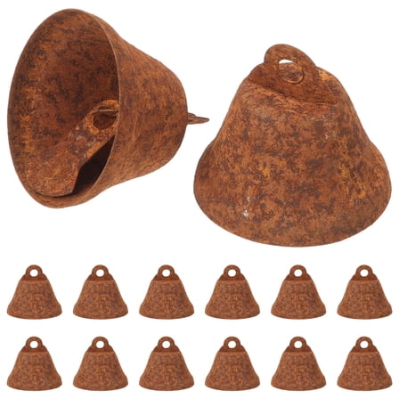 48 Rusty Tin Jingle Bells: Vintage Charm for Your Holidays and Crafts ...