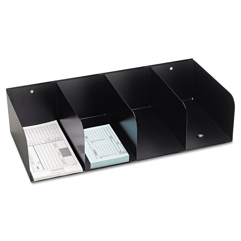 Check Separator, 4 Packet, Steel, 16.25 X 8 X 4, Black - Walmart.com