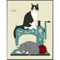 Cat Nap Wall Quilt Pattern by Rachel's of Greenfield | Cat Quilt ...