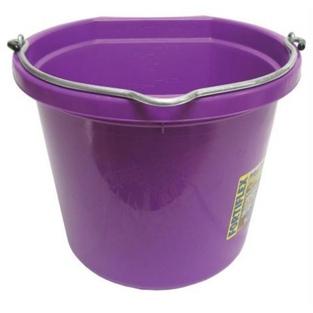 Flatback Bucket- Violet 20 Quart - FB-120 PURPLE - Walmart.com ...