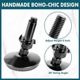 M10 Swivel Leveling Feet with 4-Pronged T Nut, Adjustable Leg Levelers ...