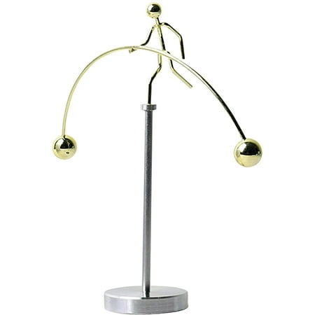 Steel Balance Balls Tumbler Villain Ornament Creative Cradle Inertia ...