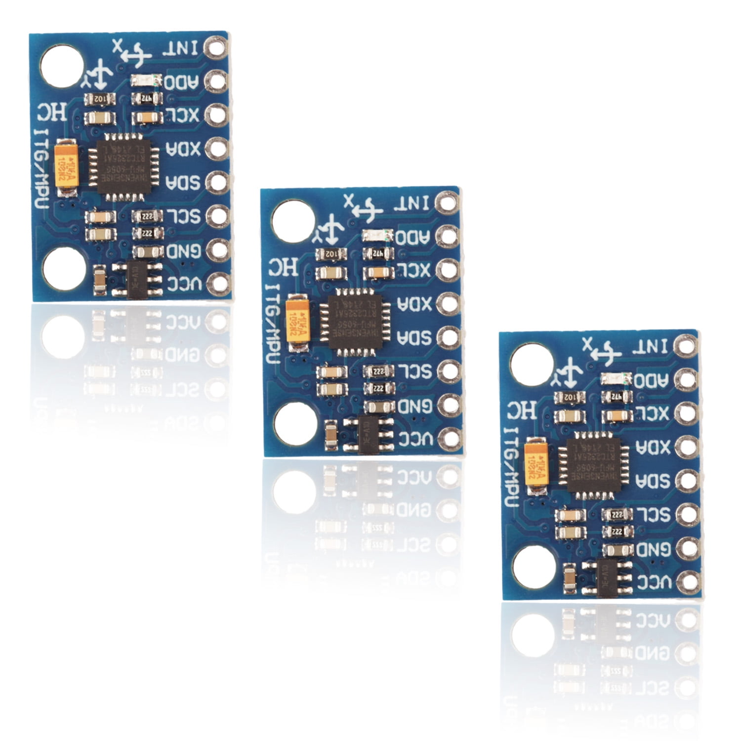 3pcs GY-521 MPU-6050 MPU6050 3 Axis Accelerometer Gyroscope Module 6 ...