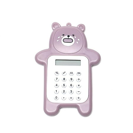 Cartoon Calculator Home Office School Mathematics Counting Tool Mini ...