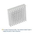 Uxcell Electronic Radiators Aluminium Heatsink 45x45x10mm for CPU ...