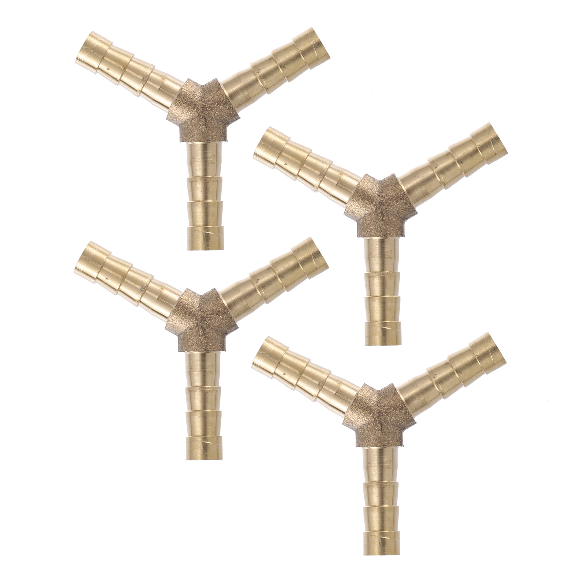 Unique Bargains 4Pcs 6mm Y Shaped Hose Barb Y Barbed Tube Pipe Fitting ...