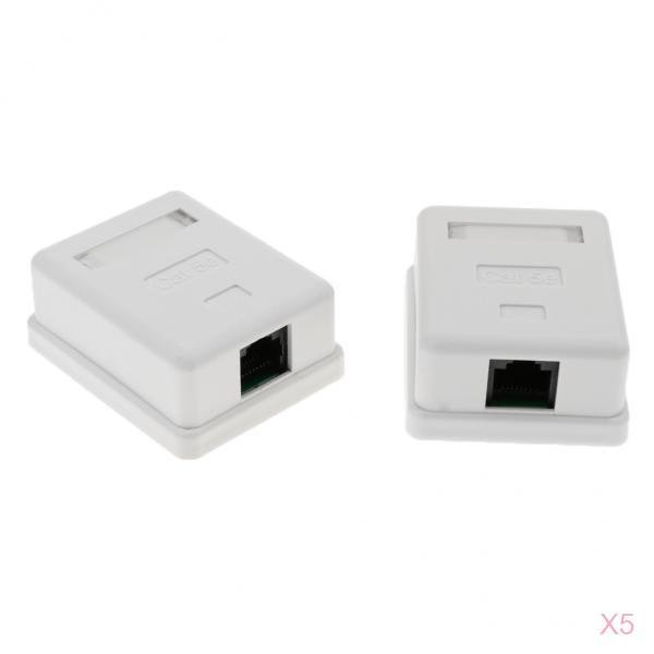 10 Pieces 1-Port Wall Surface Mount Network Internet Cable - Walmart.ca