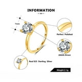 Envy Wedding Ring Set by Ginger Lyne Sterling Silver Engagement Ring ...