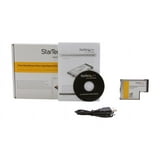 StarTech 2 Port Flush Mount ExpressCard 54mm SuperSpeed USB 3.0 Card ...